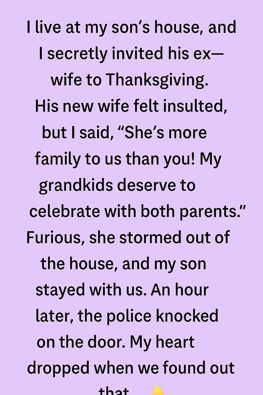 The Thanksgiving Invitation That Tore a Family Apart